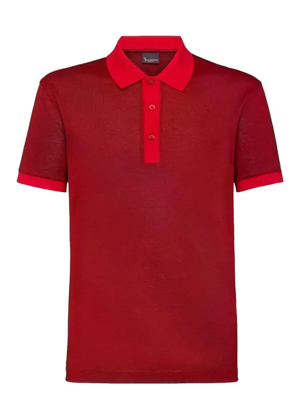 BILLIONAIRE Short Sleeve Polo Shirt - Red