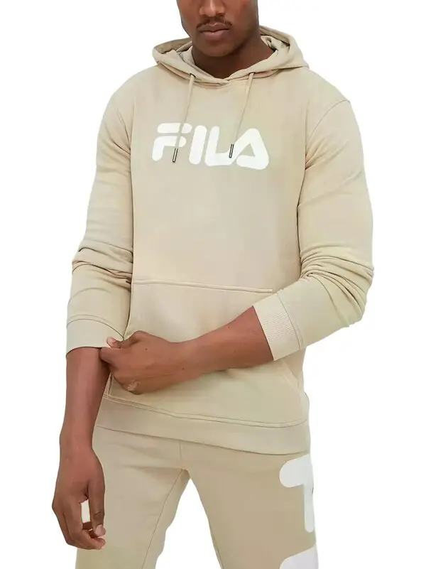 FILA Logo-print Hoodie - Neutrals