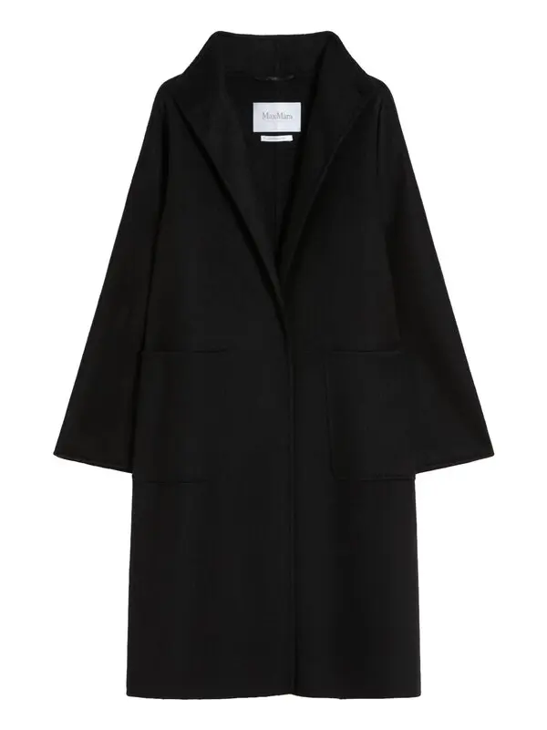 Max Mara Cashmere Zibeline Double-face Coat - Black