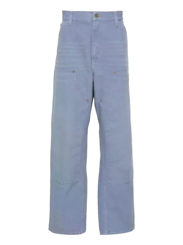 Carhartt Work In Progress Double Knee Straight-leg Trousers - Blue