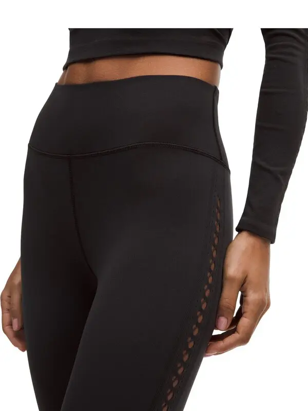Lululemon Revealknit Eyelet High-rise Tight - Black
