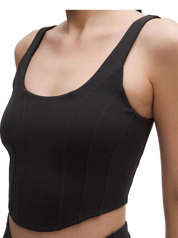 Lululemon Ultralu Corset-stitch Tank Top - Black
