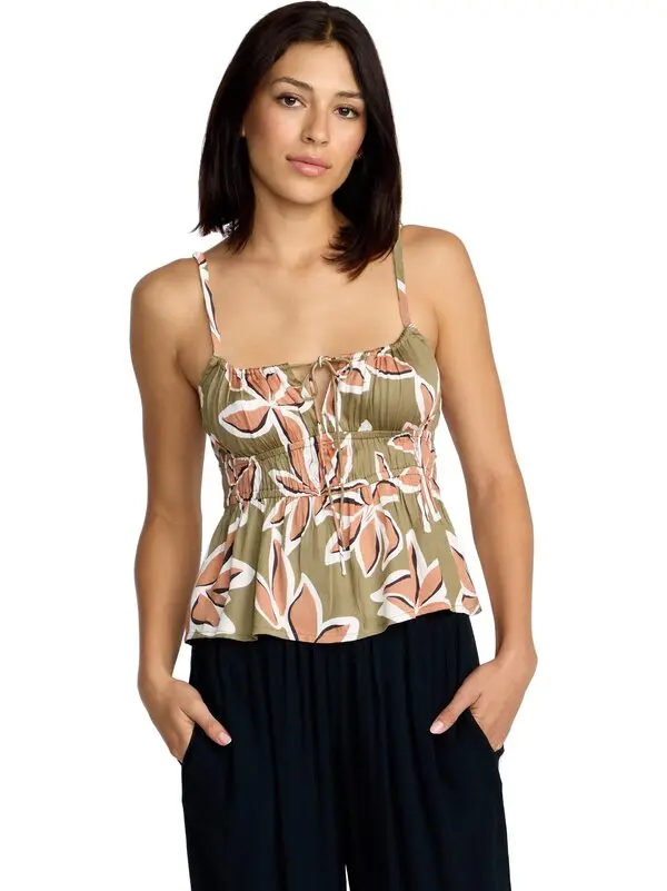 Volcom Psychonic Cami - Light Army