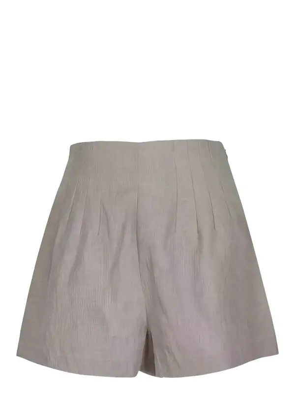 Staud Pleated Shorts - Neutrals