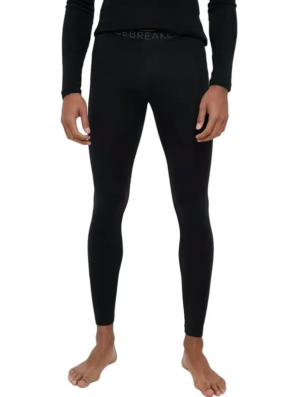 Icebreaker Logo-lettering Compression Tights - Black