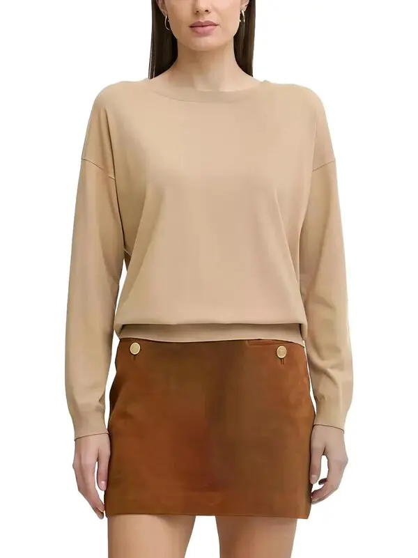 Sisley Long-sleeve Sweater - Brown