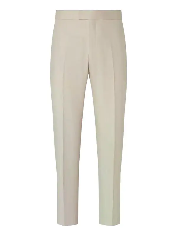 Zegna Elasticated Waist Trousers - Neutrals