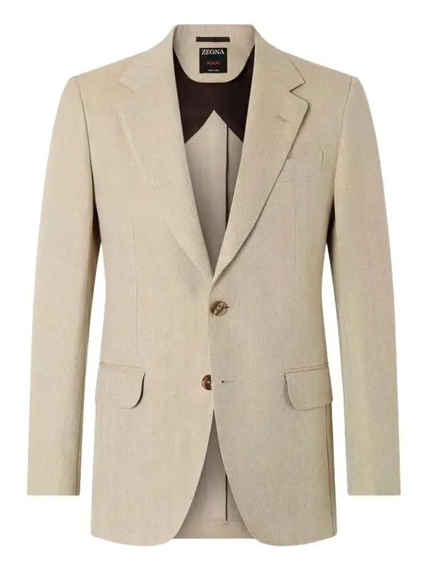 Zegna Oasi Lino Blazer - Neutrals
