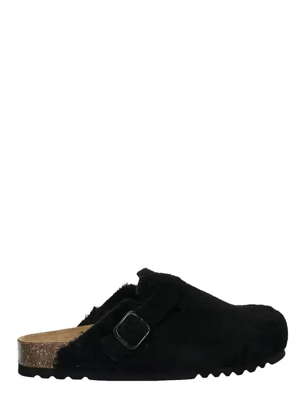 DR. SCHOLL'S SHOES Oliver Buckle-detail Mules - Black