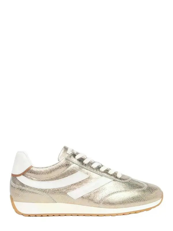 NEROGIARDINI Metallic Low-top Sneakers - Gold