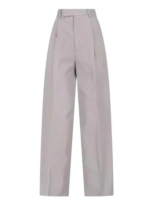 JIL SANDER Pleated Trousers - Grey