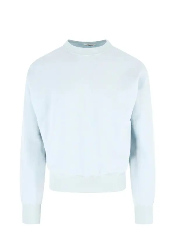 Auralee Cotton-blend Sweatshirt - Light Blue