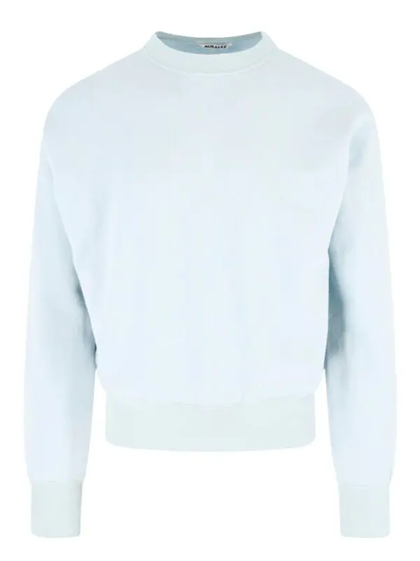 Auralee Cotton-blend Sweatshirt - Light Blue