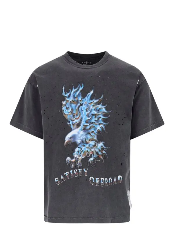 Satisfy T-shirt "mothtech - Gray