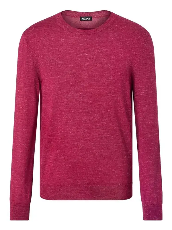 Zegna Crewneck Sweater - Red