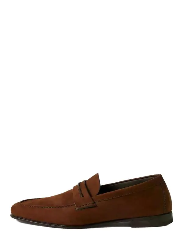 Zegna Leather Loafers - Brown
