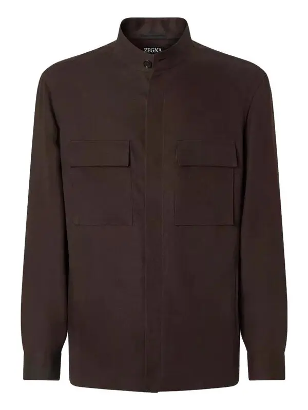 Zegna Oasi Overshirt - Brown
