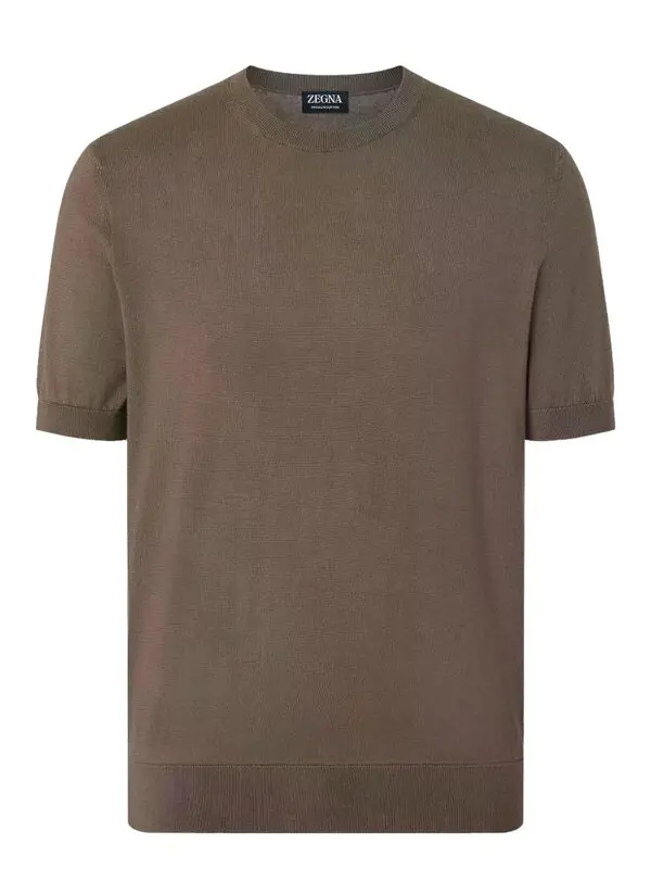 Zegna Cotton T-shirt - Brown