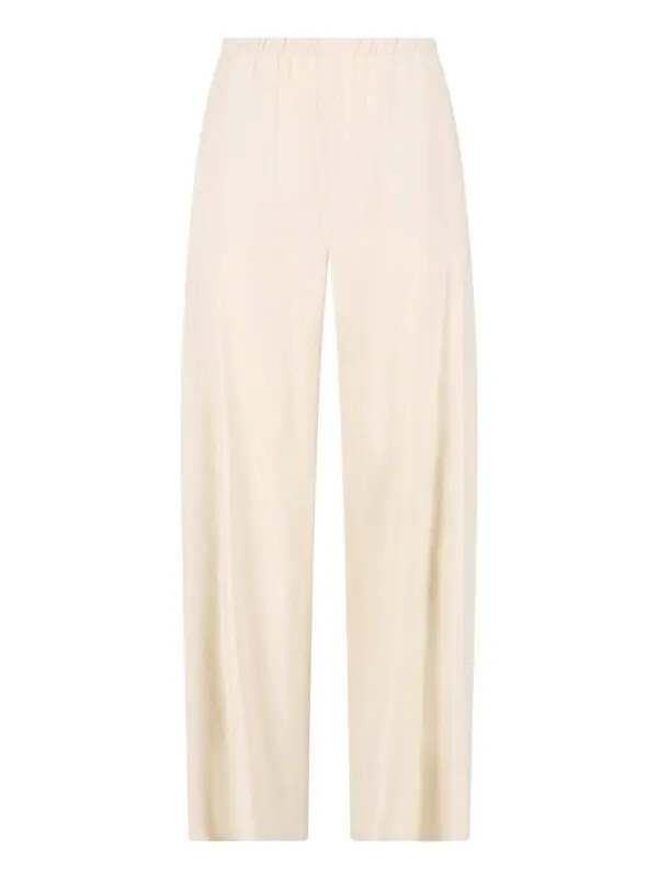 Max Mara Linen And Viscose Pants - Beige