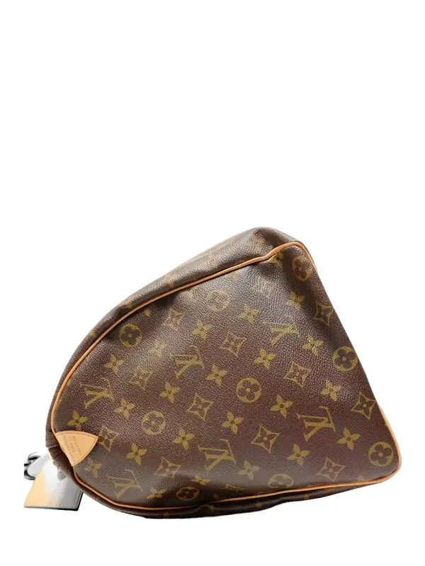 LOUIS VUITTON 2012 Keepall 45 Monogram Striped Holdall - Brown