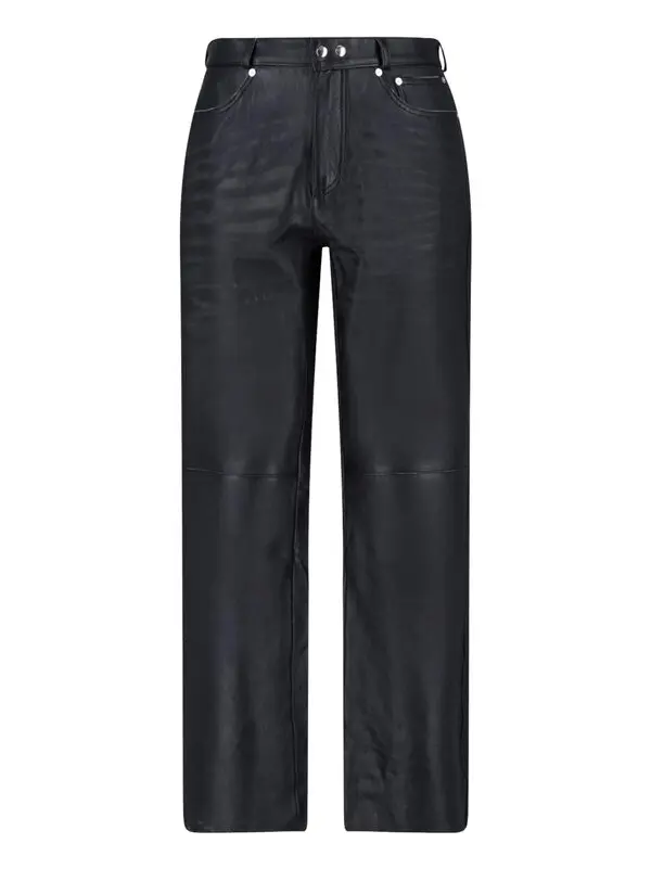 Our Legacy Lambskin "carlson" Pants - Black