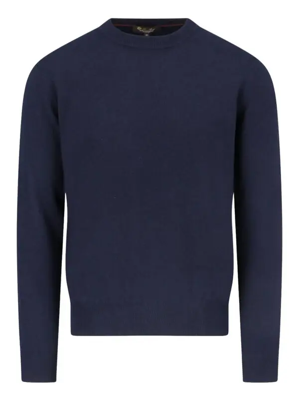 Loro Piana Crewneck Cashmere Sweater - Blue