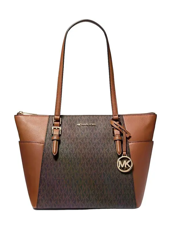 Michael Kors Charlotte Monogram-print Tote Bag - Brown