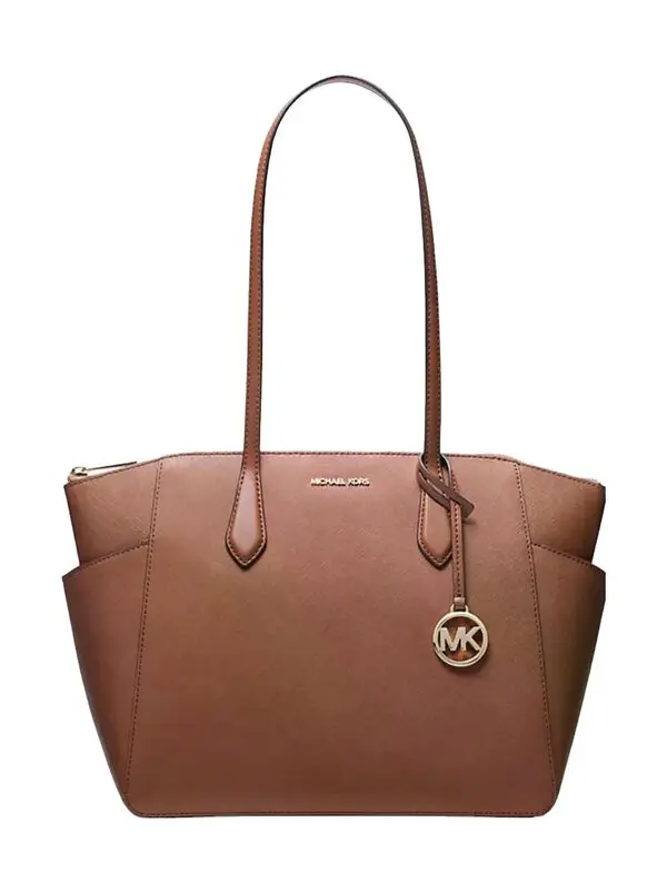 Michael Kors Marilyn Leather Tote Bag - Brown