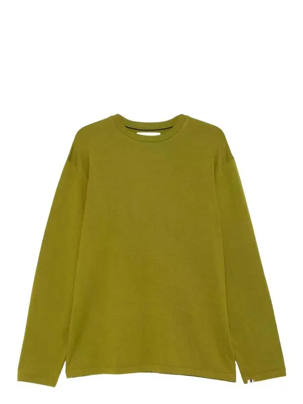 EXTREME CASHMERE X Rock Long Sleeve Rock T-shirt - Green