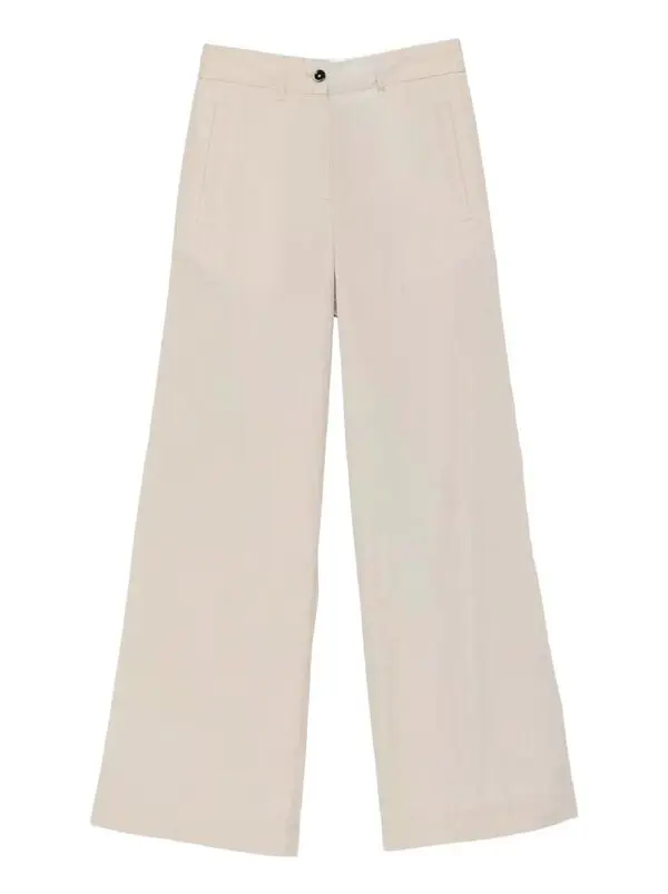 NINE:INTHE:MORNING Astrid Button Trousers - Neutrals