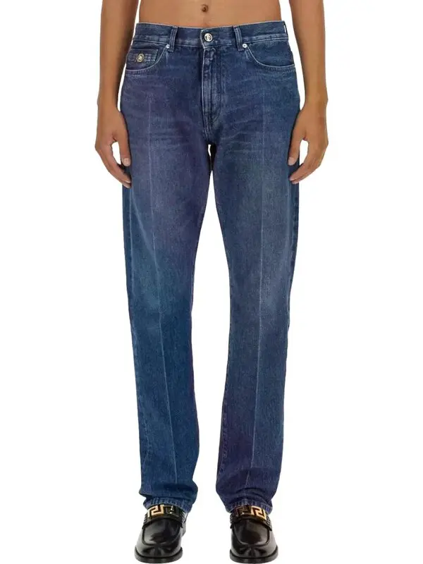 Versace Regular Fit Jeans - Blue