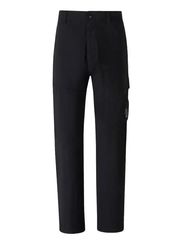 C.P. COMPANY Tapered Cargo Trousers - Black