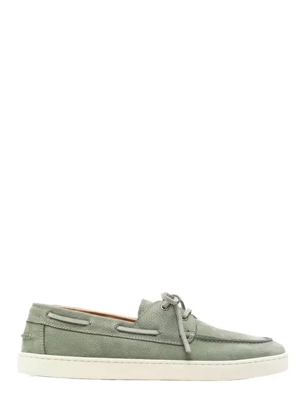 HENDERSON BARACCO Lace-up Boat Shoes - Green