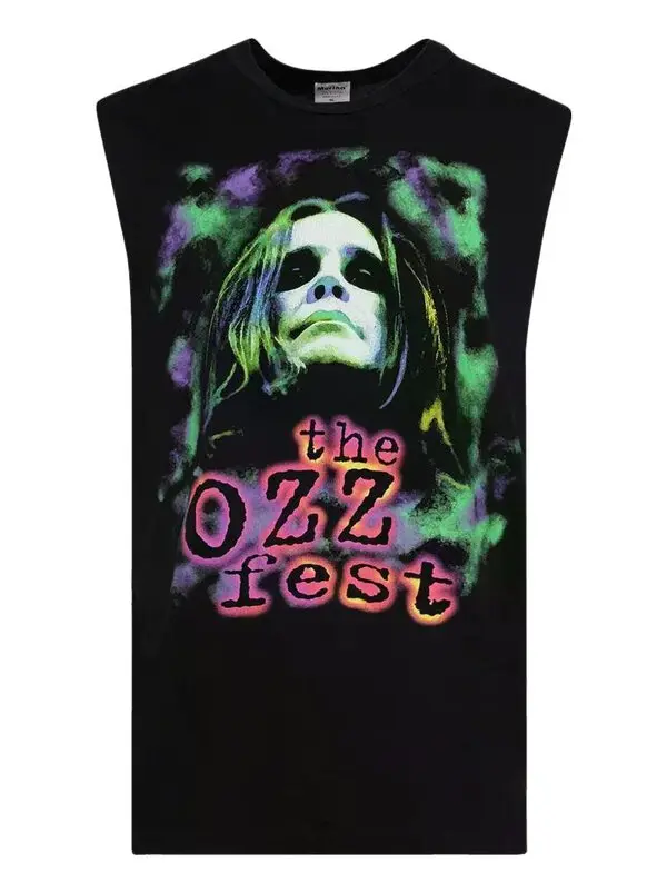 EARTHLING VIP Ozz Fest Graphic Sleeveless T-shirt - Black