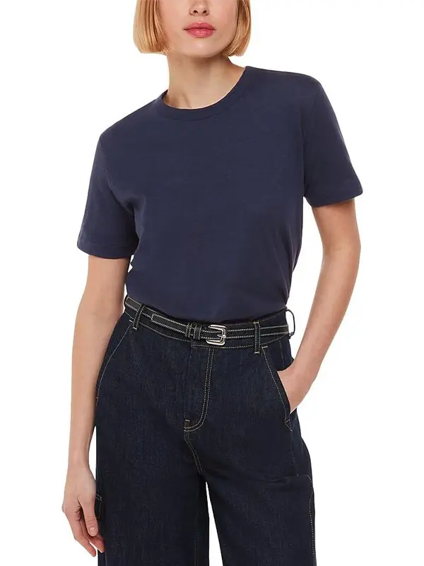 Whistles Emily Ultimate Tee - Navy