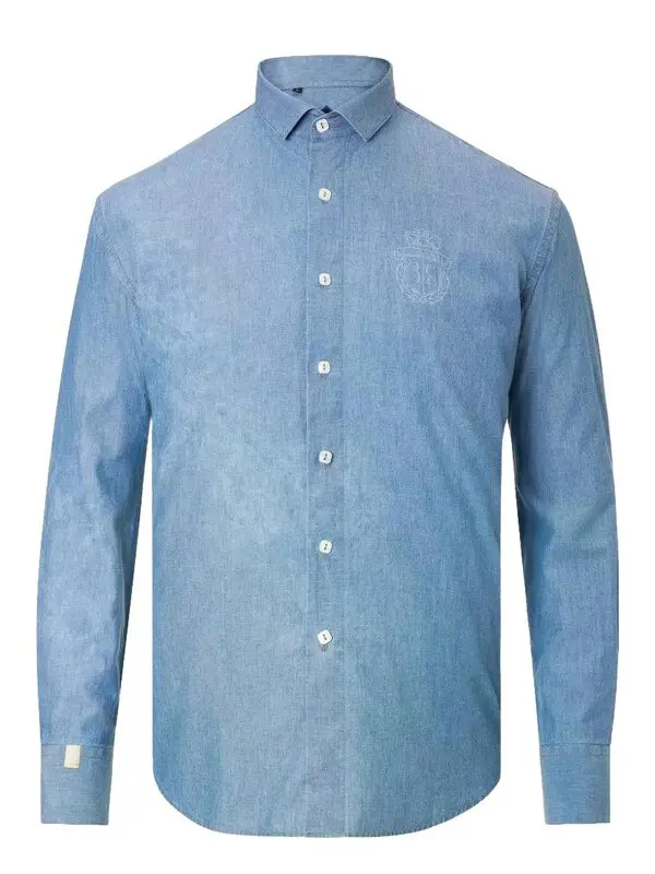 BILLIONAIRE Button Shirt - Blue
