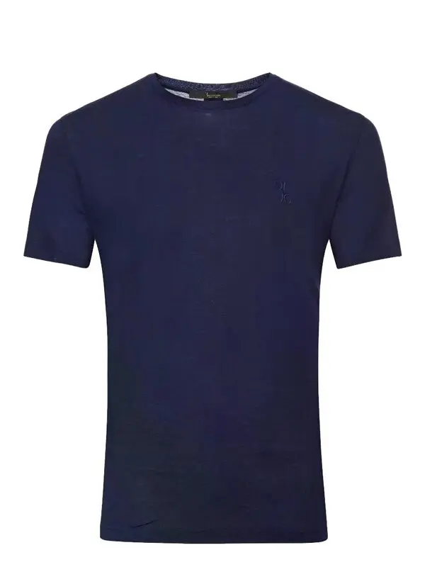 BILLIONAIRE Embroidered Logo T-shirt - Blue