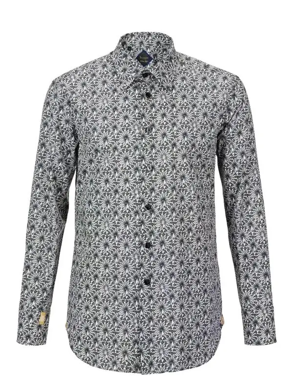 BILLIONAIRE Antwan Printed Shirt - White