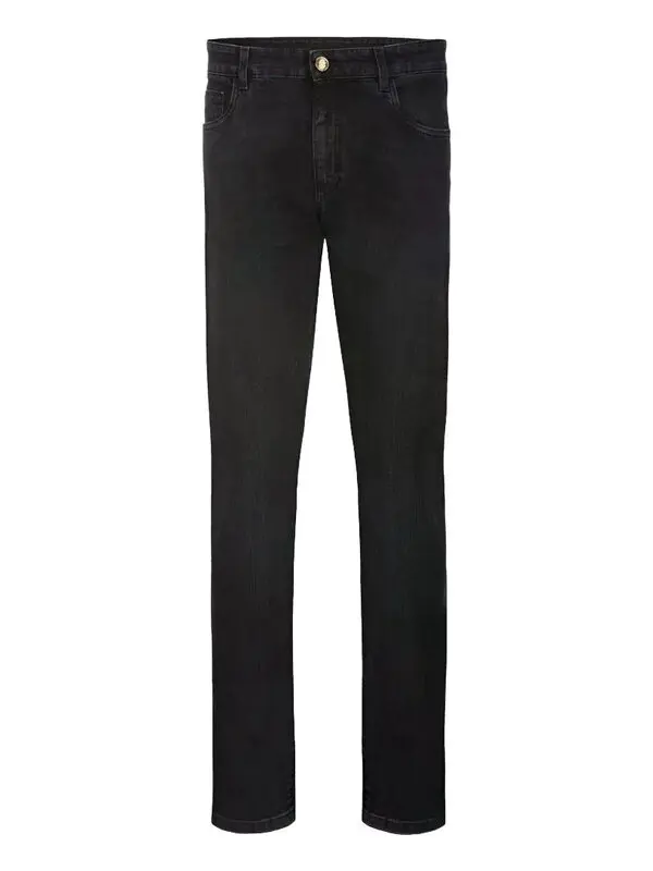 BILLIONAIRE Five-pocket Straight Leg Jeans - Black