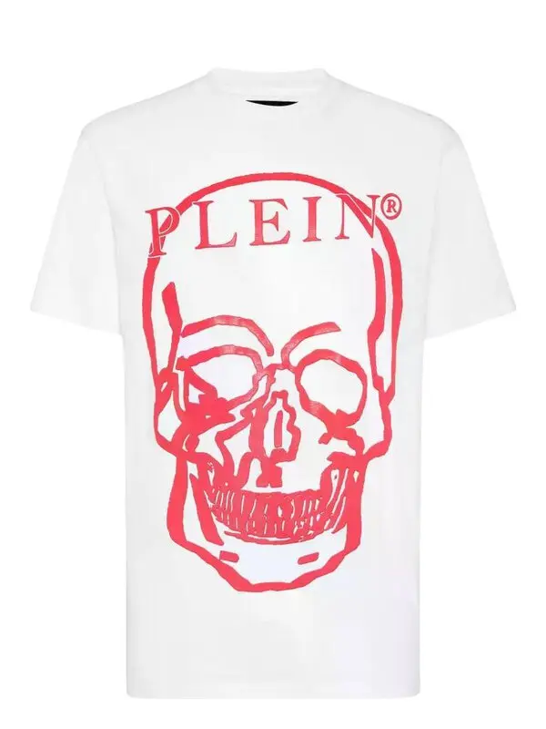 Philipp Plein Skull-print T-shirt - White