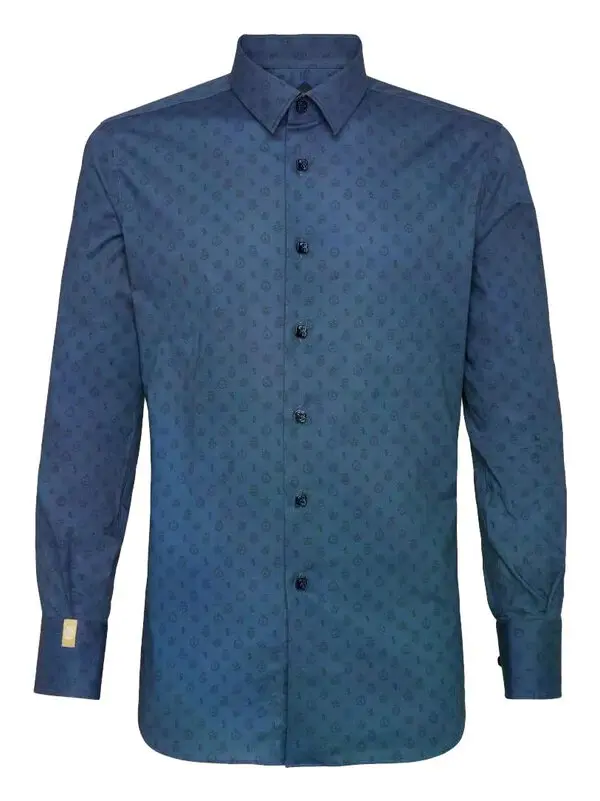 BILLIONAIRE Long-sleeves Shirt - Blue