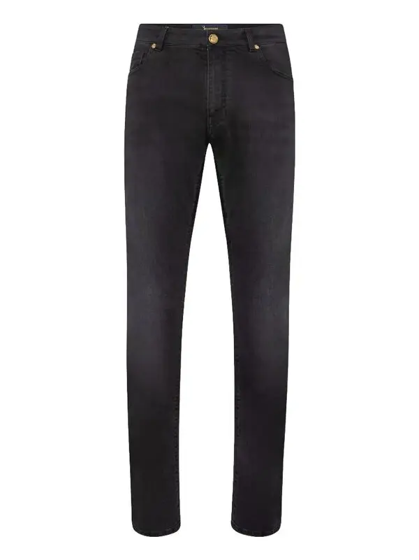 BILLIONAIRE Members Only Straight-cut Jeans - Black