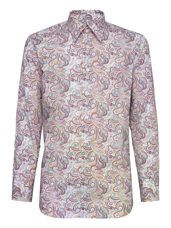BILLIONAIRE Paisley-print Shirt - White