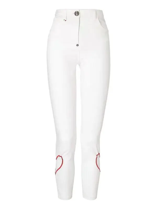 Philipp Plein Five-pocket Jeans - White