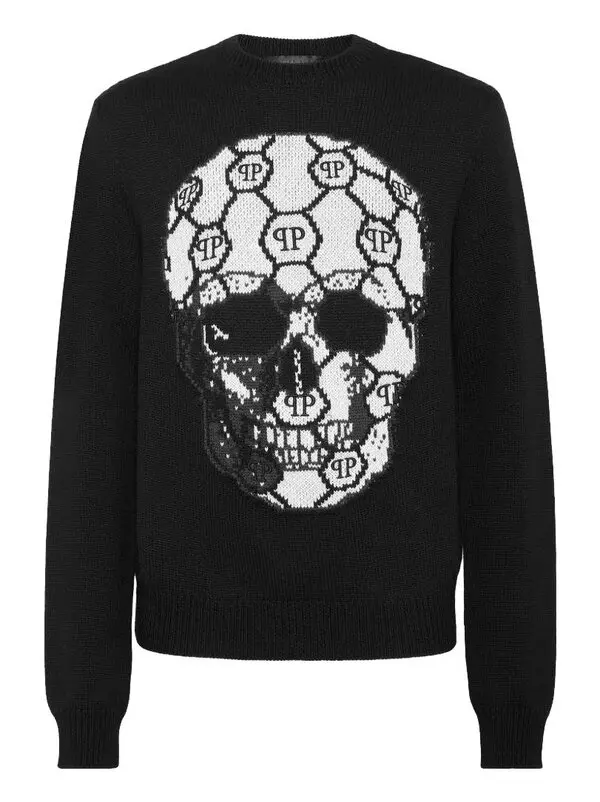 Philipp Plein Round-neck Sweater - Black