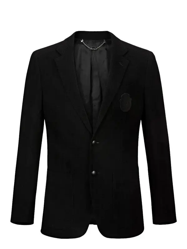 BILLIONAIRE Fabian Cotton Blazer - Black