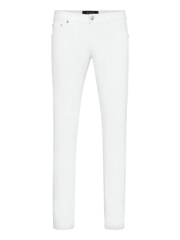 BILLIONAIRE Double B Straight-leg Jeans - White
