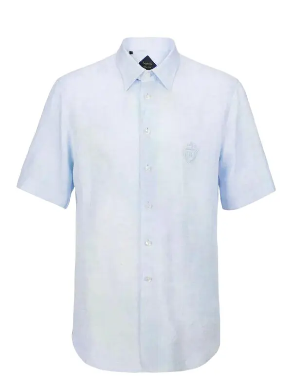 BILLIONAIRE Barclay Short-sleeved Shirt - Blue