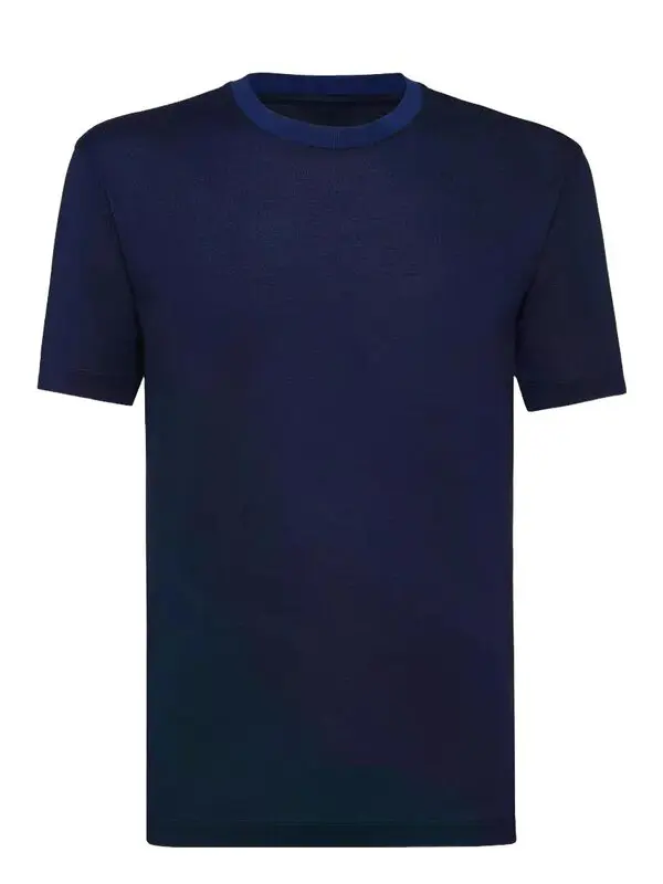 BILLIONAIRE Crest-print T-shirt - Blue
