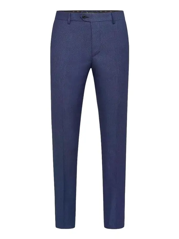 BILLIONAIRE Tailored Wool Trousers - Blue